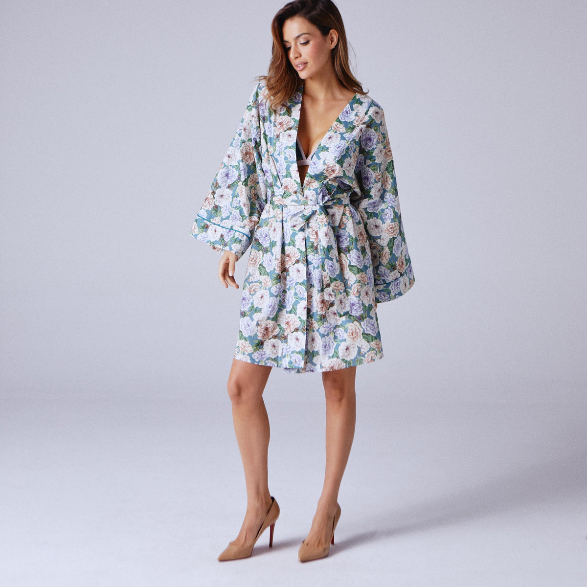 Liberty Robe English Country Garden – Noblesse Oblige Lingerie